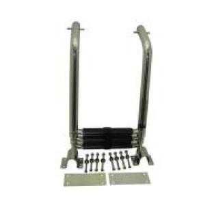 Perfect Stainless Steel Under Platform Boat Boarding Telescoping Ladder