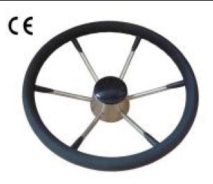 STAINLESS STEEL STEERING WHEELW/PVC FOAM