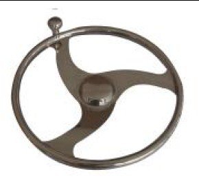 STAINLESS STEEL SPORTWHEELW/FINGER GRIPS& CONTROL KNOB