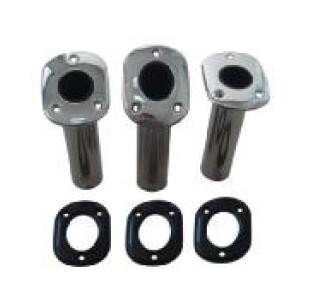 STAINLESS STEEL FLUSH MOUNT ROD HOLDER
