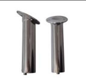 STAINLESS STEEL ROD HOLDER WITH DRAIN