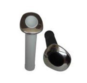 marine boat nylon white flush mount fishing rod holder