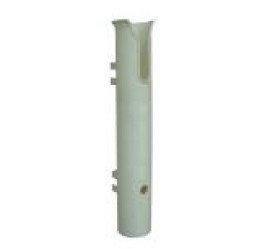 White Boat Plastic Rod Holder 1 Tube Fishing Plastic Rod Holder Rack One Piece