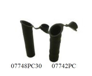 MARINE BOAT PLASTIC NYLON FISHING ROD HOLDER WITH COVER