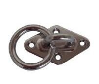316 Marine Grade Stainless Steel Boat Diamond Eye Plate With Ring