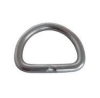 Dee D Ring rings  316 stainless steel polished welded