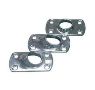 STAINLESS STEEL RECTANGULAR BASE FOR WELDING