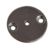 STAINLESS STEEL 3 HOLES WELDING ROUND BASE