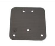 STAINELSS STEEL 5 HOLES SQUARE WELDING BASE