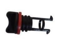 MARINE BOAT BLACK CHROME BRASS PLATE DRAIN PLUG WITH NYLON PLUG FROM CHINA SUPPLIER