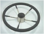 9 Spoke Polished Stainless Boat/Marine Steering Wheel/stainless steel steering wheel from China