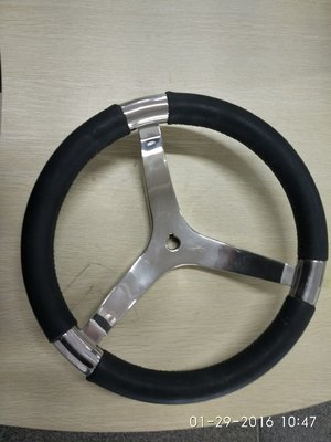 9 Spoke Polished Stainless Boat/Marine Steering Wheel/stainless steel steering wheel from China
