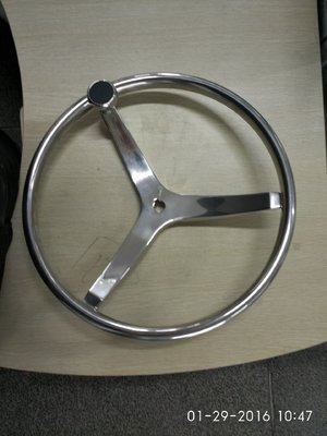 9 Spoke Polished Stainless Boat/Marine Steering Wheel/stainless steel steering wheel from China