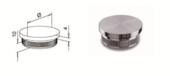 stainless steel handrail end cap/stainless steel flat end cap that used for building