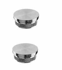 stainless steel handrail end cap with thread/stainless steel flat end cap with thread that used for building