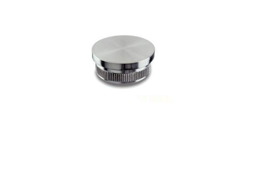 stainless steel handrail end cap with thread/stainless steel flat end cap with thread that used for building