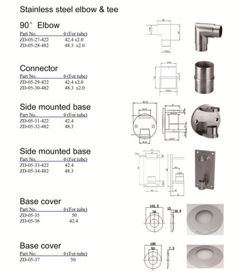 Stainless steel elbow/stainless steel elbow that used for building hardware/adjustbale elbow