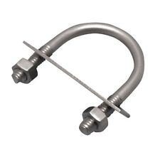 U-BOLT WITH PLATE 304 STAINLESS STEEL 3/8"X 2" X 3-1/8"