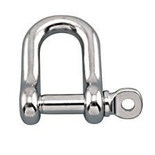 STAINLESS STEEL 316 STRAIGHT "D" SHACKLE 3/4''