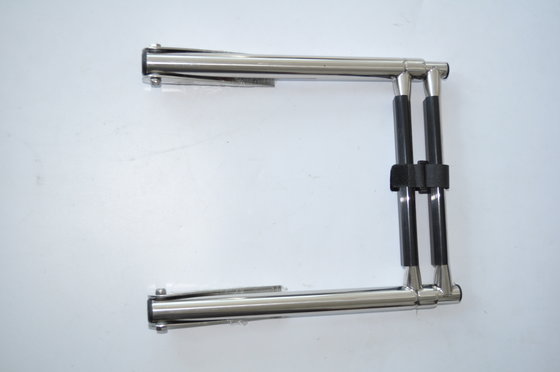 New Stainless Rails 3 Step Boat Outboard Swim Platform Ladder Telescoping Ladder