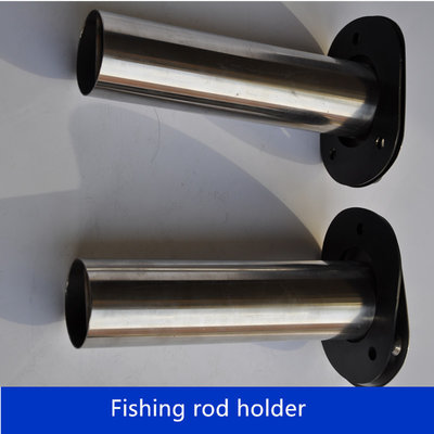stainless steel flush mount fishing rod holder W/cap 30 degree for boat