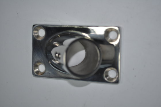 Boat Hand Rail Fitting-45 Degree Rectangler Base-Marine Stainless Steel