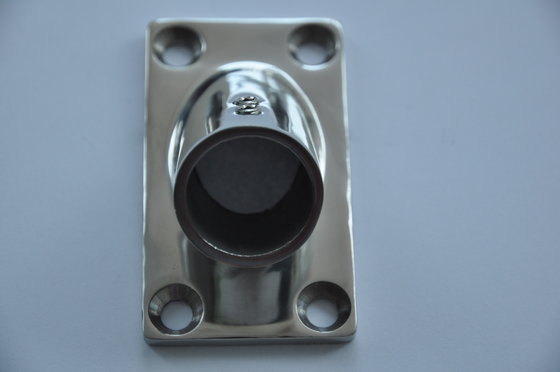 Boat Hand Rail Fitting-45 Degree Rectangler Base-Marine Stainless Steel