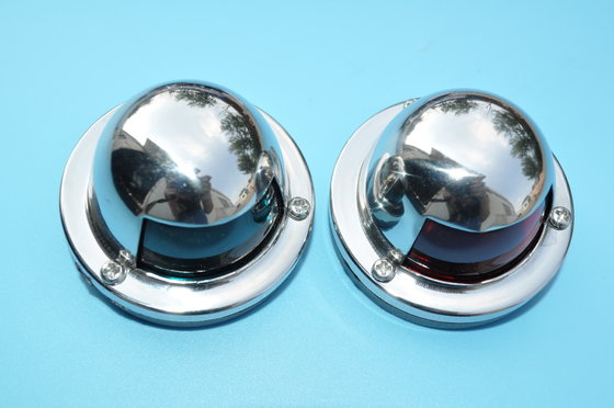 Marine Boat Yacht Light Stainless Steel LED Bow Navigation Lights One Pair