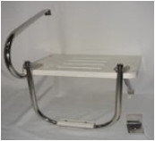 Marine Folding Stainless Steel Boat Ladder - Undermount Platform Mount Telescoping