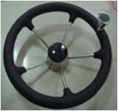 Stainless Steel 5 Spoke Destroyer Steering Wheel with Foam Grip