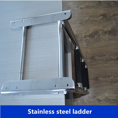Telescoping transom ladder stainless steel for marine/marinehardware/ship/yacht from China supplier