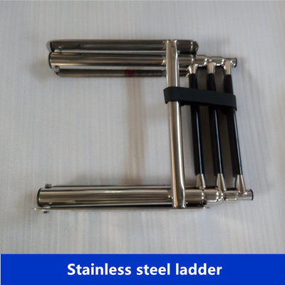 Telescoping transom ladder stainless steel for marine/marinehardware/ship/yacht from China supplier
