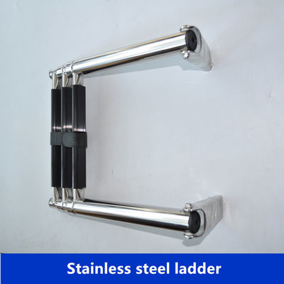 S.S  Slide Mount Boat Boarding Ladder Telescoping Fishing Ladder