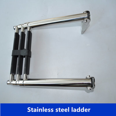 Telescoping transom ladder stainless steel for marine/marinehardware/ship/yacht from China supplier