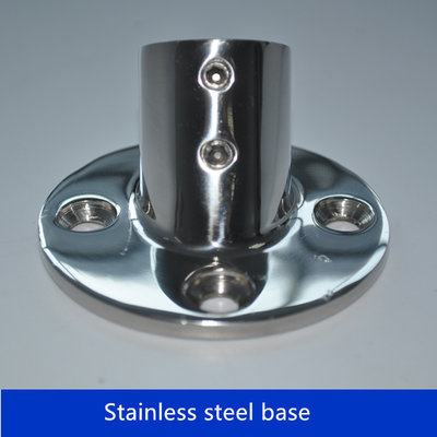 Boat Hand Rail Fitting-30 Degree Round Base,Marine Stainless Steel