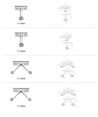 Stainless steel accessories and parts for building hardware from China supplier ISURE MARINE