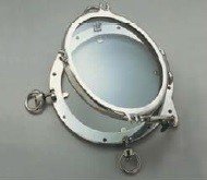 Aluminum Porthole Window~Ship Boat Port Hole Round with Glass Wall Decor