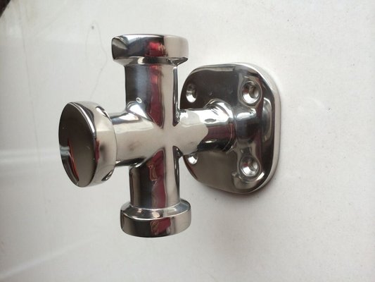 Marine Cross Bollard S.S Boat Yacht Heavy Duty Cleat Soild Hardware