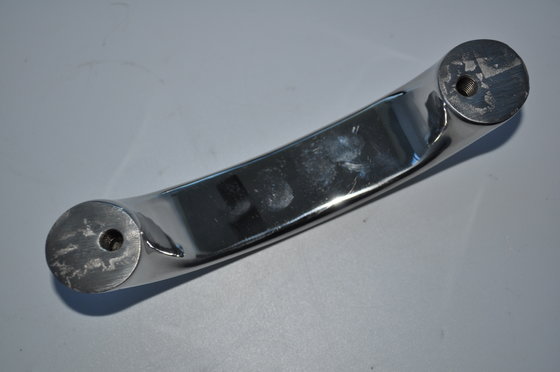 Polished Oval Boat Grab Handle Oval Handrail Round Tube