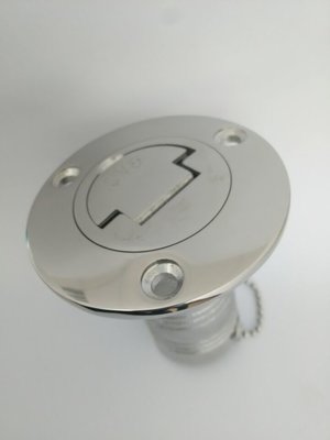 Boat Deck Fill / Filler  Cap  Fuel Marine 316 Stainless Steel