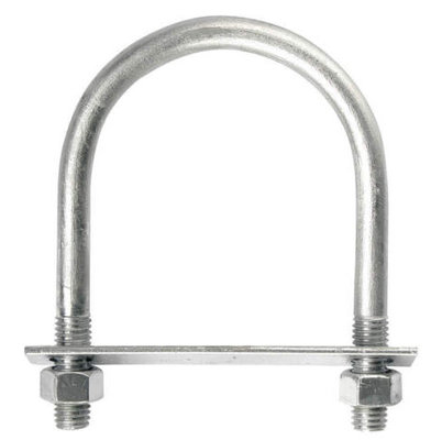 u bolt with nut and plate stainless steel 316