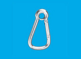 SPRING SNAP CLIP  Carbine Chain Climbing Gate Hook ZINC