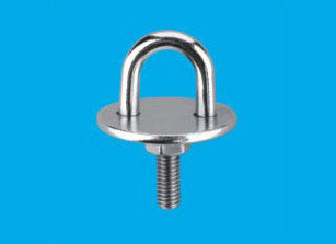 Stainless Steel round Plate with Stainless Steel with eye and screw
