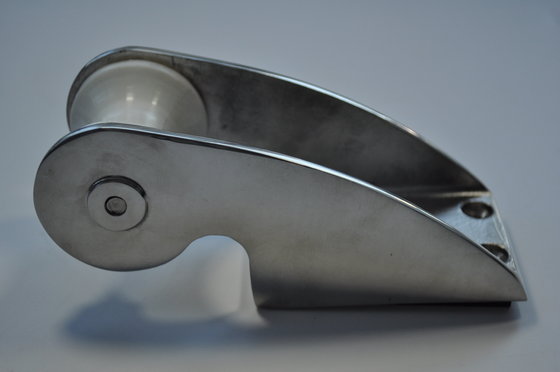 Stainless Steel Bow Anchor Roller Bracket Rubber Roller 160mm For Boat/Yacht isure marine