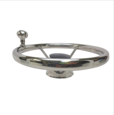 MARINE BOAT STAINLESS STEEL STEERING WHEEL W/ TURNING KNOB isure marine