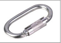 High load bearing professional rock climbing safety Self-Locking Steel Carabine ISURE MARINE