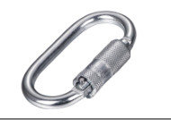 Self-Locking Steel Carabiner for Climbing And Emergency Rescue ISURE MARINE