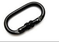 High Quality Surface Treated Oval Carabiner for Climbing, Fall protection, working aloft, full body harness accessories