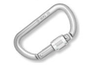 Fall Protection Strong Tensile Mountain Rock Climbing Steel Screw Locking Carabiner isure marine