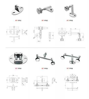 Stainless steel accessories and parts for building hardware from China supplier ISURE MARINE
